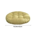 Chair Cushion | Thick Solid Color Seat Pad, 16.5" Square, Plush Filled ...