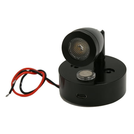 DC 12-24V RV Dimmable Reading Light With USB Charging Port Multi Angle ...