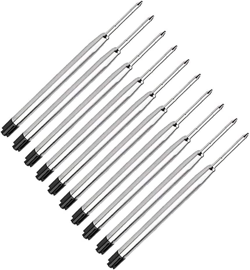 Pen Refills, 3.9in Black Ink Pen Refills 1.0mm Replacement Ink for ...