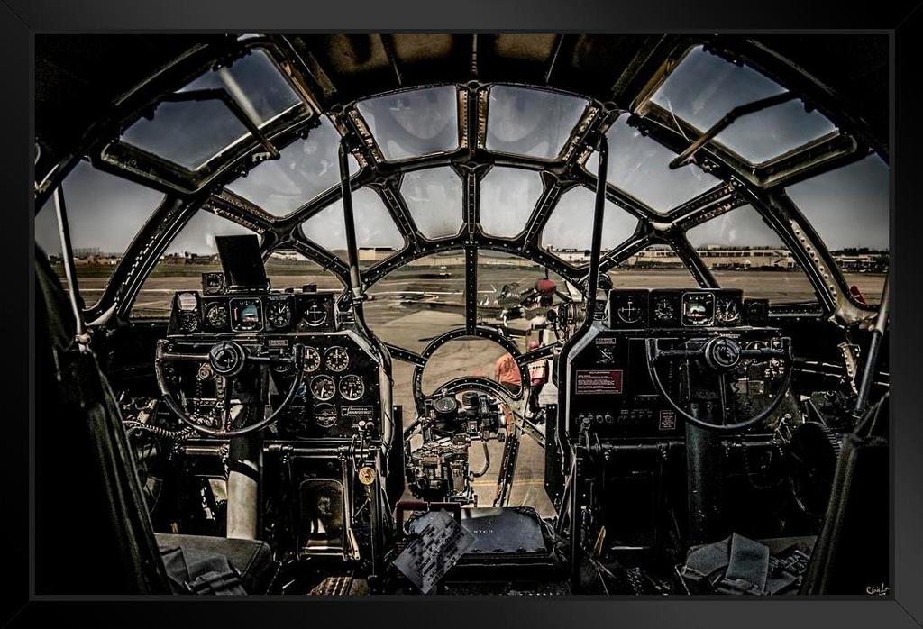 Super Fortress Cockpit by Chris Lord Photo Photograph Stand or Hang ...