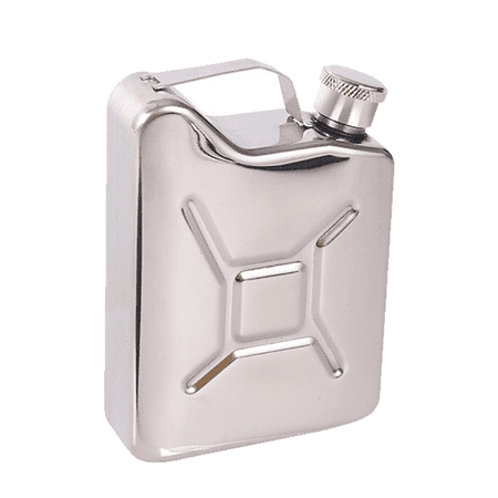 5oz Stainless Steel Can Hip Flask, 5 Ounce Oil Jerry Can Shape Liquor ...