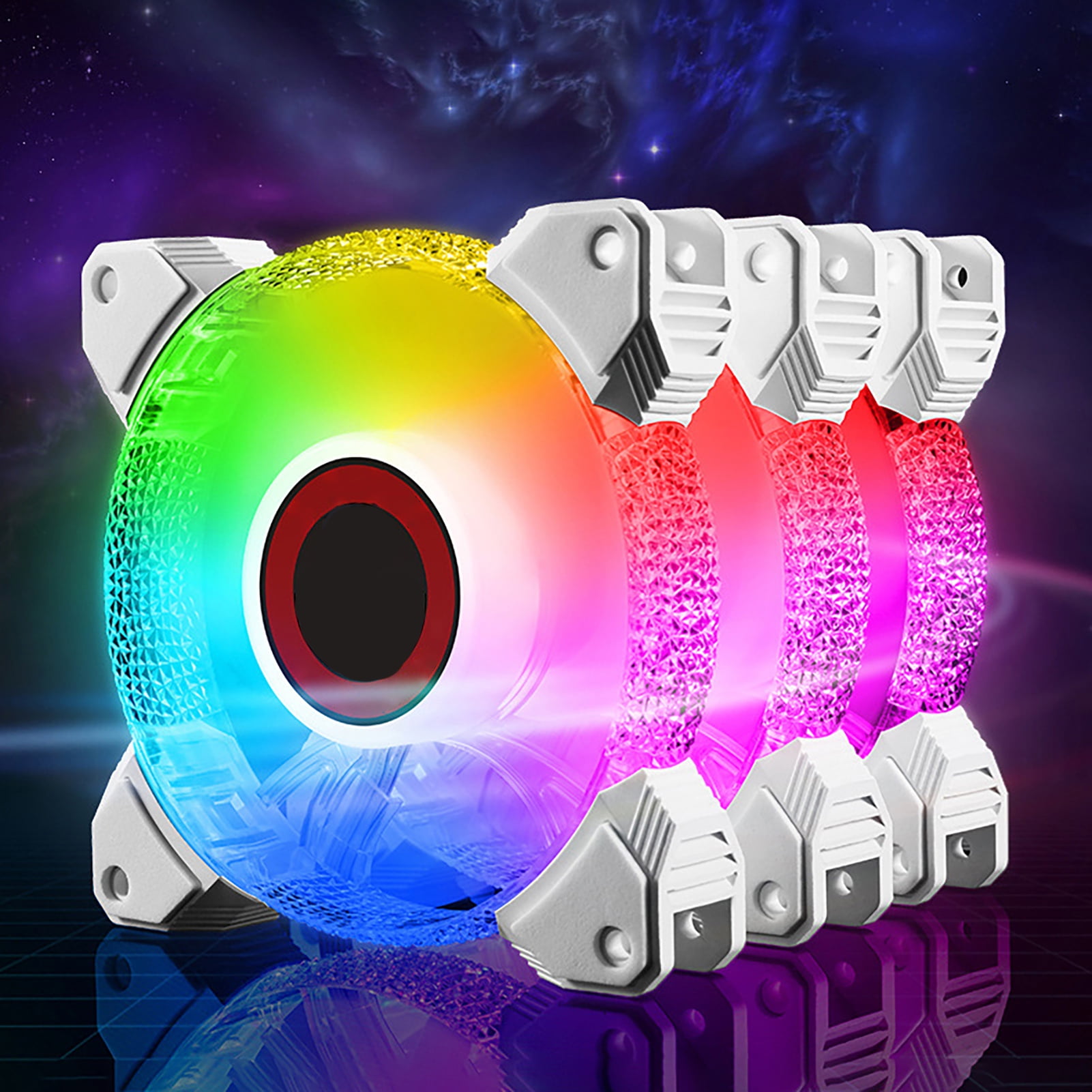 Shenmeida Cooling Fan Fast Cooling Anti-vibration Cool ARGB Light 7 ...