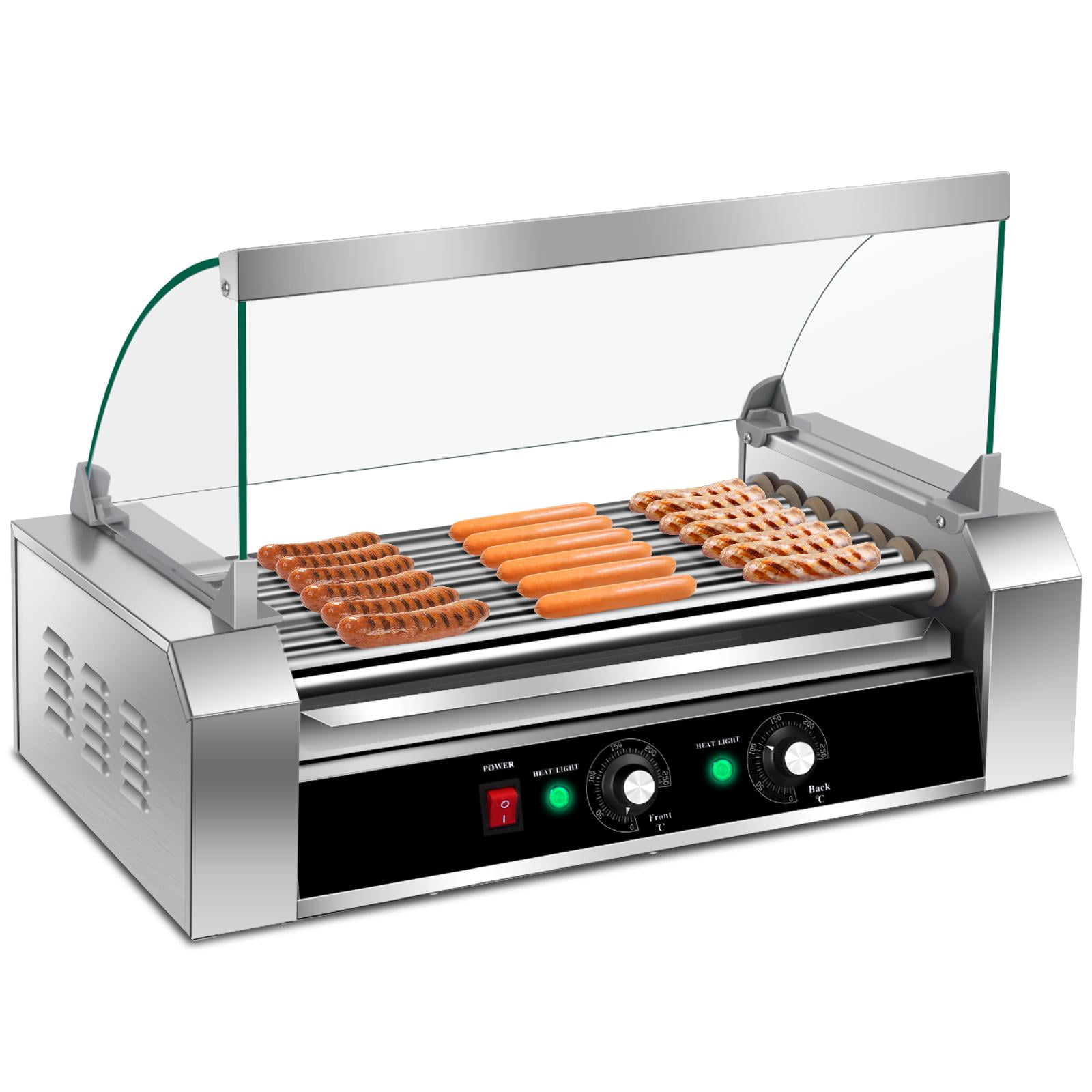 Giantex Hot Dog Roller Machine, 7 Non-Stick Rollers 18 Hot Dog Sausage ...