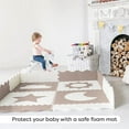 "CHILDLIKE BEHAVIOR Beige Foam Floor Playmat for Toddlers & Kids - 61 ...