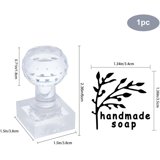 Personalized Soap Stamps Branch Soap Embossing Stamp with Handle Tree ...