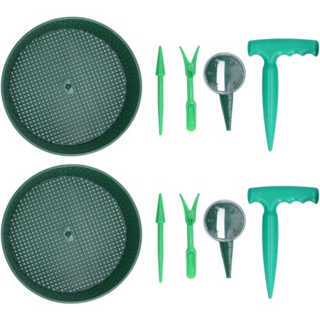 Sowing Seeds Dispenser Set, Adjustable Garden Hand Planter Seeder Tool ...