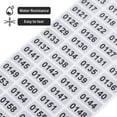 3001-4000 Consecutive Number Inventory Stickers Self Adhesive ...