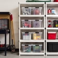 IRIS USA 8 Pack 32 Quart Stack & Pull™ Box, Clear - Walmart.com
