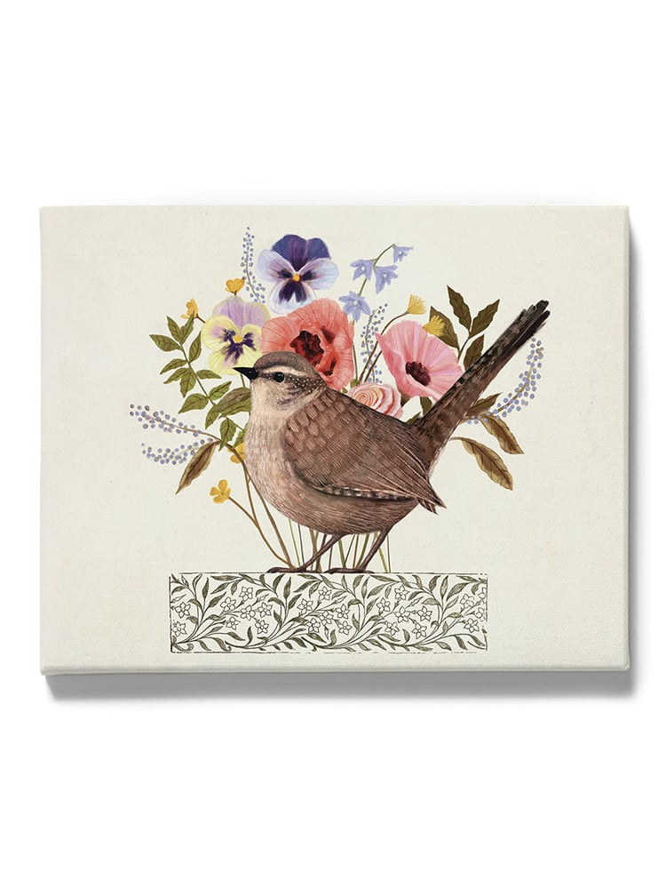 Avian Collage I Wrapped Canvas -Victoria Borges Designs, - Walmart.com