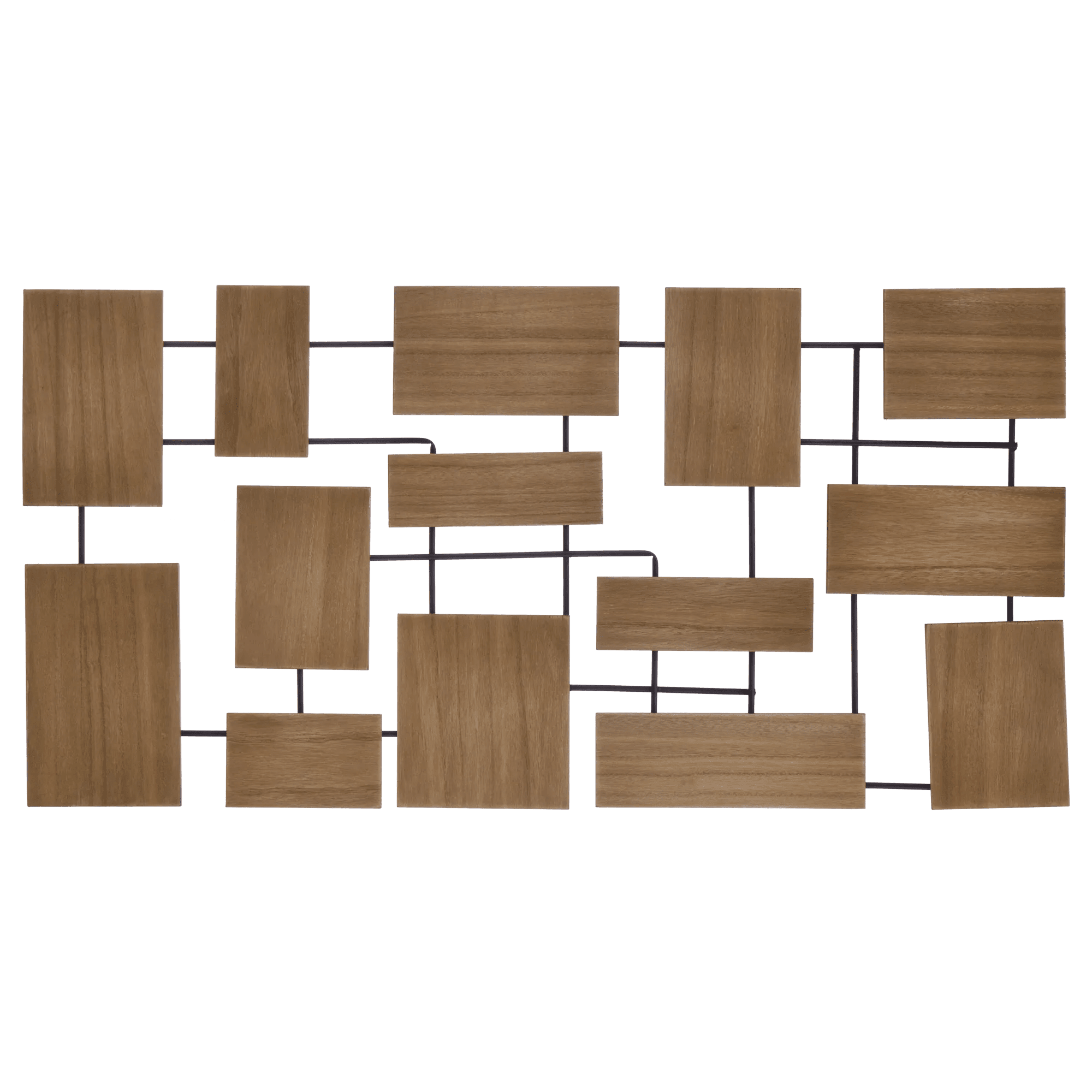 Click here for Bouclair Natural Metal Wood Wall Decoration 40 X 1... prices