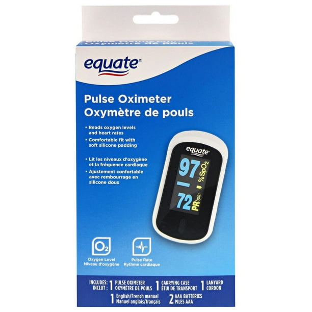 Equate Pulse Oximeter, 1 Pulse Oximeter Kit - Walmart.ca