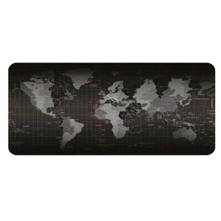 300*700*2mm Super Large Size Keyboard Mat World Map Pattern Gaming ...
