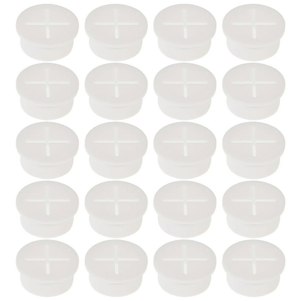 20 tapones de goma cruzados para cargador de cable USB, protector de ...