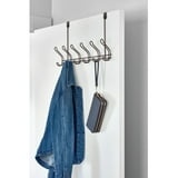 Mainstays Classico Over-The-Door Coat Rack with 6 Hooks, Bronze, Metal ...