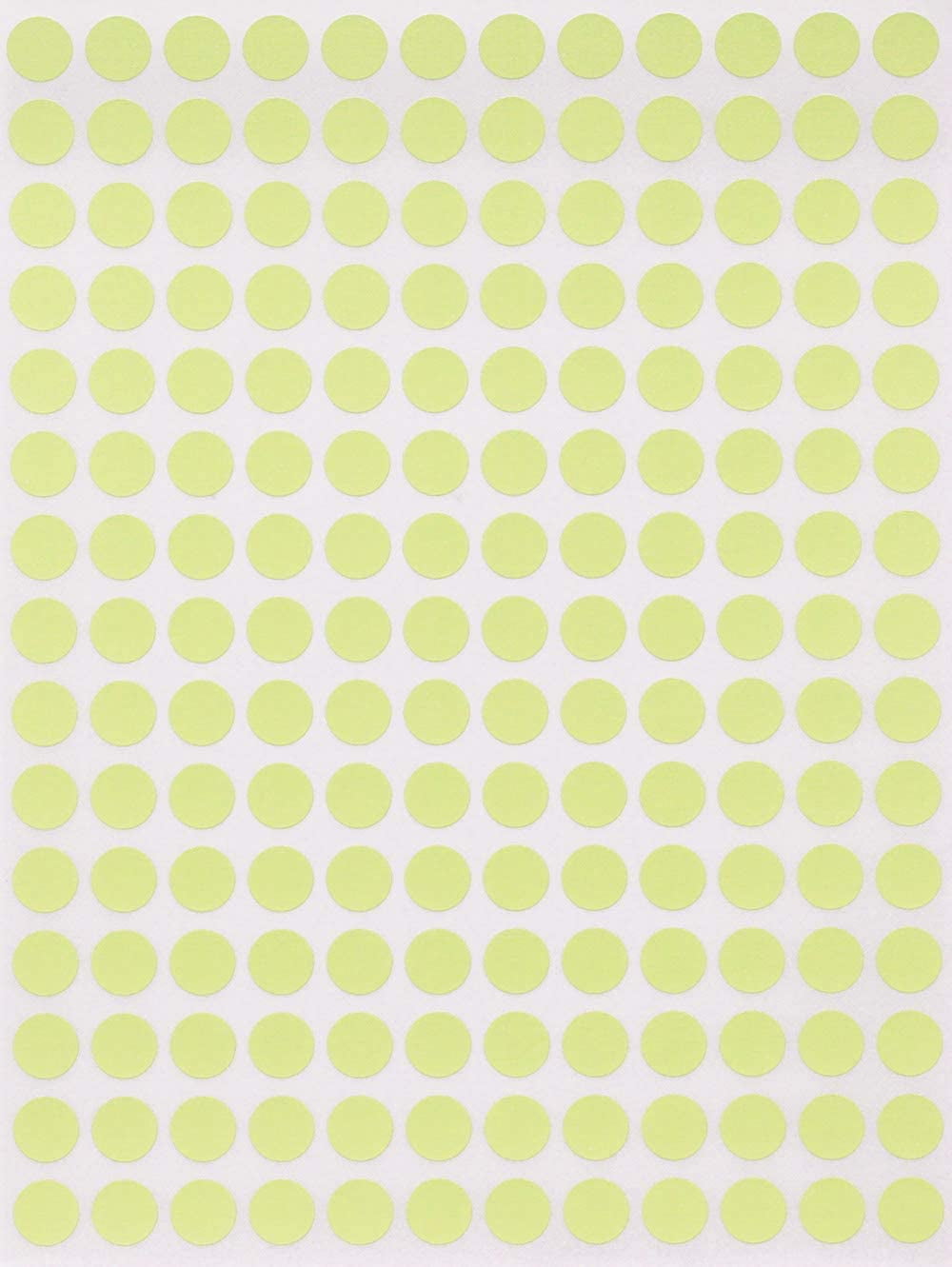 Dot Sticker Colors ¼\u201d inch 8mm ( 5/16 ) Round Labels Sheets in ...