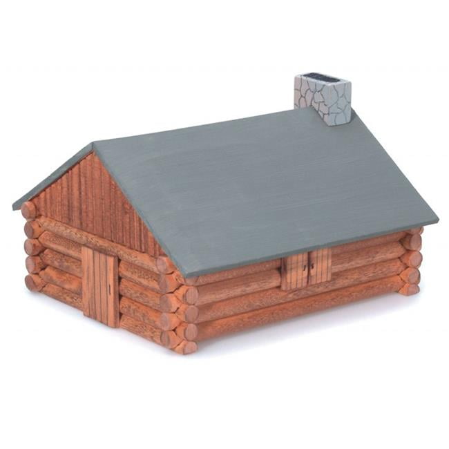 Wood Log Cabin Model Kit - Walmart.com