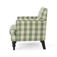 GDF Studio Eve Living Room Accent Arm Chair, Contemporary Fabric ...
