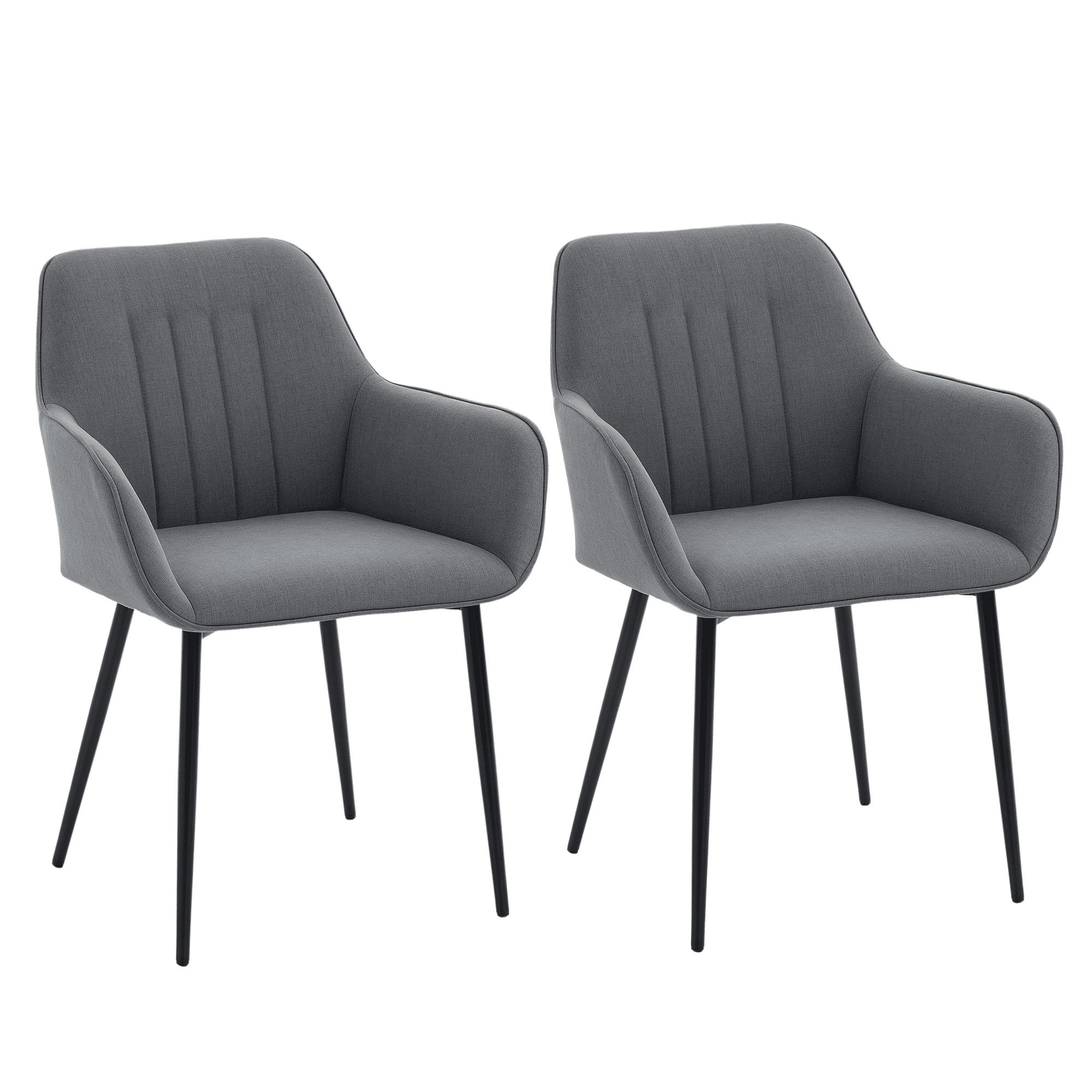 Click here for Homcom Dining Chairs Set Of 2  Upholstered Accent... prices