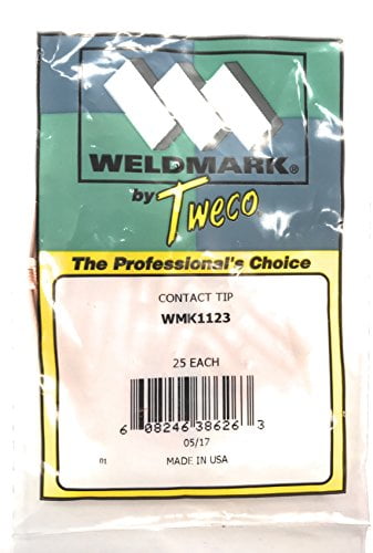 Weldmark By Tweco 11 Series Contact Tip Pk= 25 Tips (11-23 - .023 ...