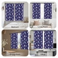 Astronaut and Cat Blue Pattern Blackout Curtains,Triple Weaved Fabric ...