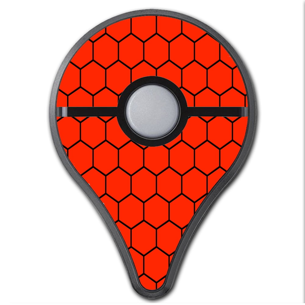 Skins Decals For Pokemon Go Plus (2-Pack) Cover / Red Honeycomb ...