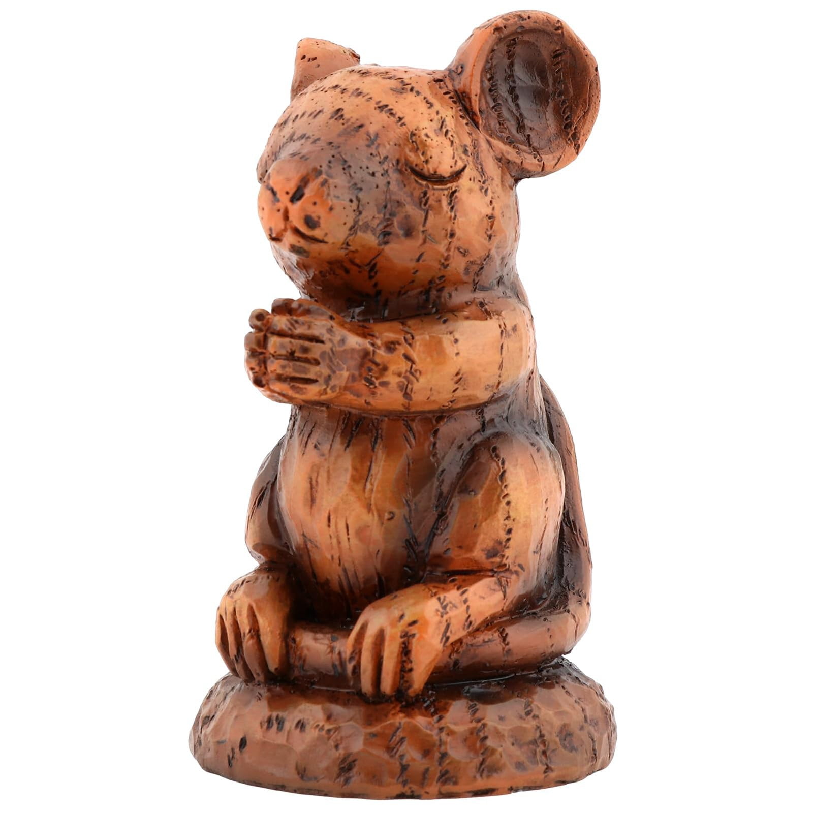 Estatua del ratón de la iglesia, lindo ratón de la iglesia de resina ...