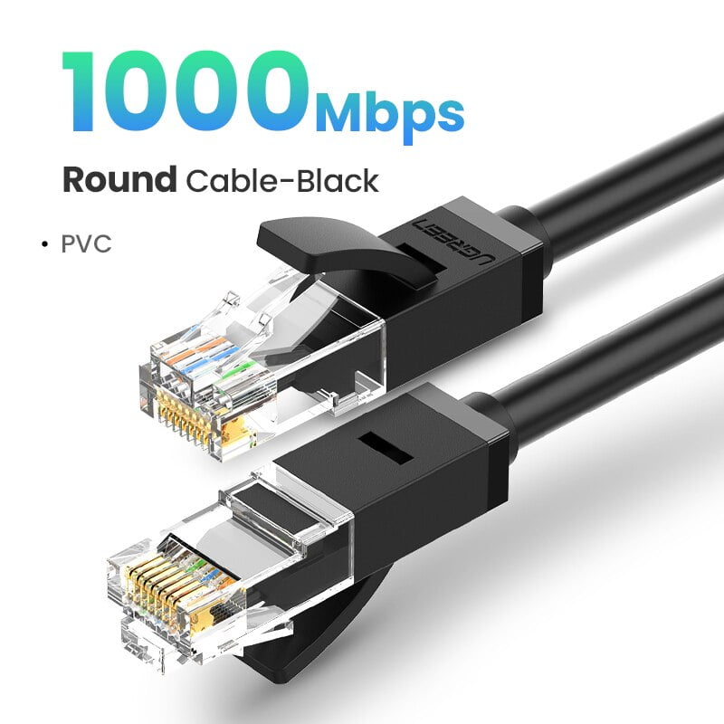 Cable Ethernet UGREEN Cat6 Gigabit de alta velocidad 1000Mbps Cable de Internet RJ45 Cable LAN ...