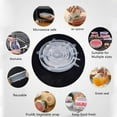 Flexible Silicone Stretch Lids Round Reusable Food Covers For Bowl Cup ...