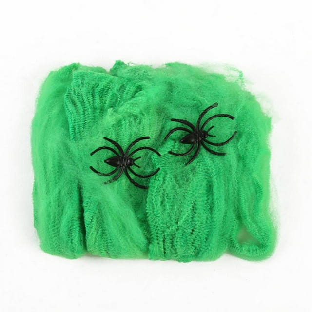 5 Pack Halloween Spider Web Decorations Super Stretchy Cobwebs with ...