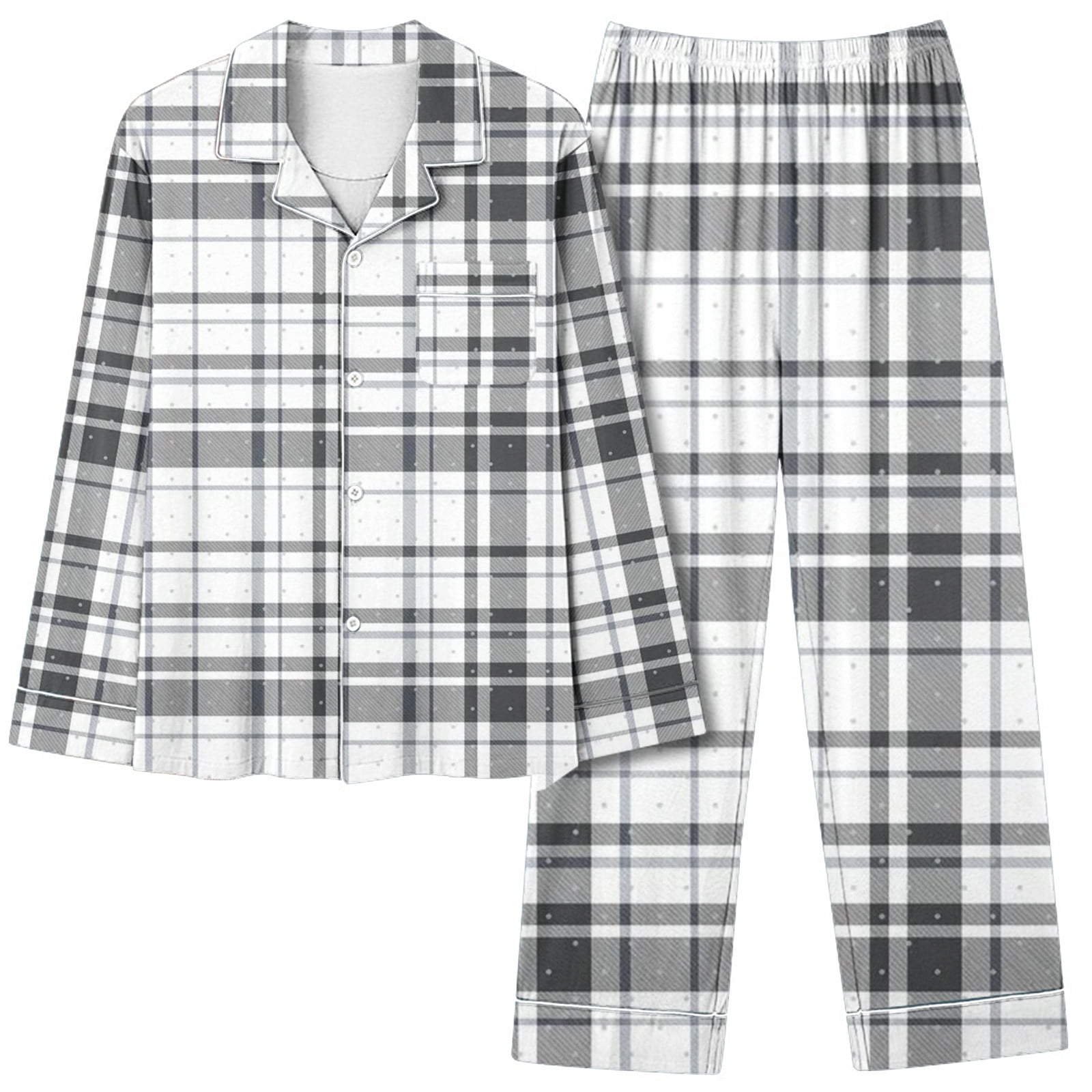 Click here for Besolor Womens Plaid Pajamas 2 Piece Outfits Casua... prices
