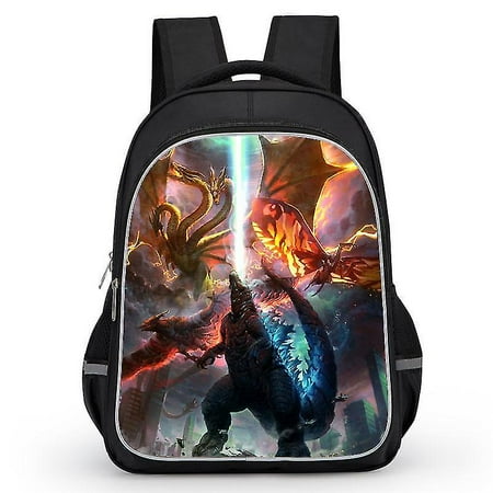 Godzilla Print School Bag Kids Waterproof Backpack | Walmart Canada