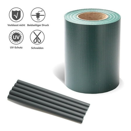 PVC Privacy Screen Strips Fence Film Roll Double Bar Mat Double Bar Mat ...