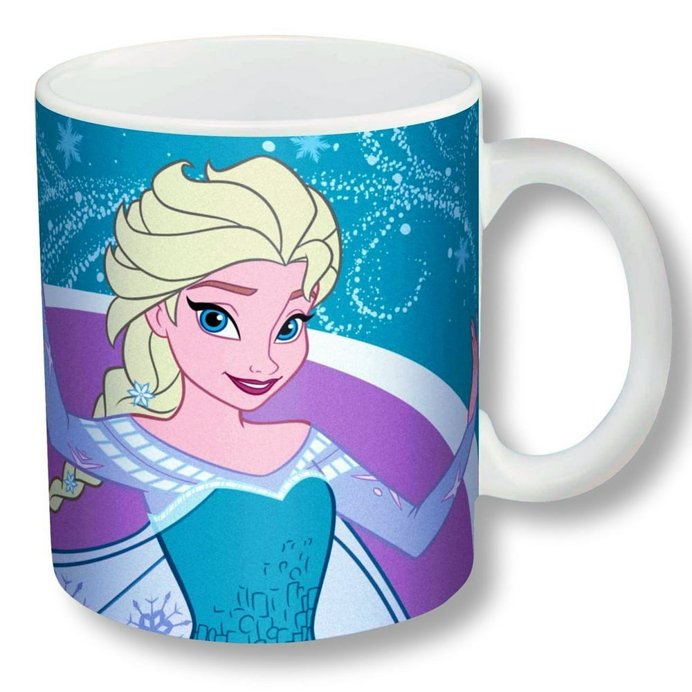 Disney Frozen Elsa Ceramic Mug- Blue - Walmart.com - Walmart.com