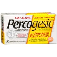 Percogesic Extra Strength 60 Ct Tablet - Walmart.com