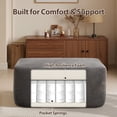 XIZZI Extra Large Ottoman Footrest, Oversized Footstool with Plush ...