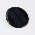 4.5V 80mA Solar Cell 72x72mm Round Monocrystalline Charging Panel Round ...