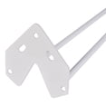 LTL Duraline Table Legs Wired White Steel 28", Set of 4 - Walmart.com