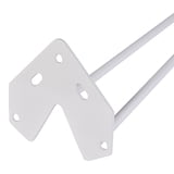 LTL Duraline Table Legs Wired White Steel 28", Set of 4 - Walmart.com
