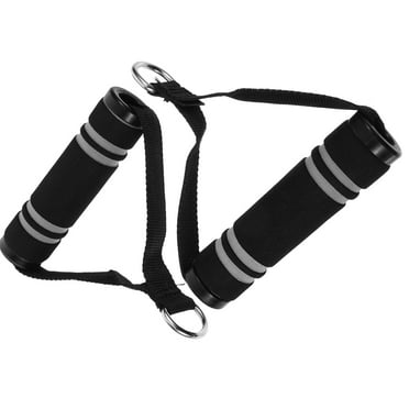 Gymax Cable Machine Attachment Set V-Shaped Press Down Bar, Tricep Rope ...