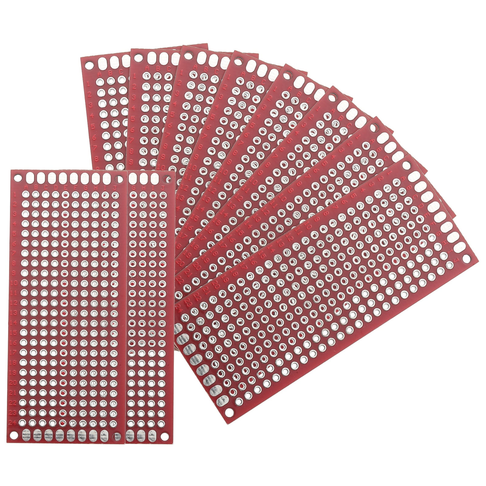 Click here for Uxcell 10pcs Solderable Breadboard  2.76X1.18 Red... prices