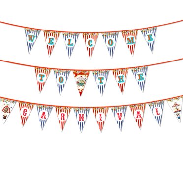 Carnival Banner - Party Decor - 1 Piece - Walmart.com