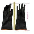 Gealach Chemistry Gloves, 35cm, Heavy Duty, Acid & Alkali Resistant ...