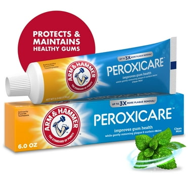 ARM & HAMMER Peroxicare Clean Mint - Fluoride Toothpaste for Cavity ...