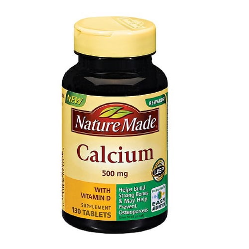 Nature Made Calcium 500 Mg Tablets - 130 Ea - Walmart.com