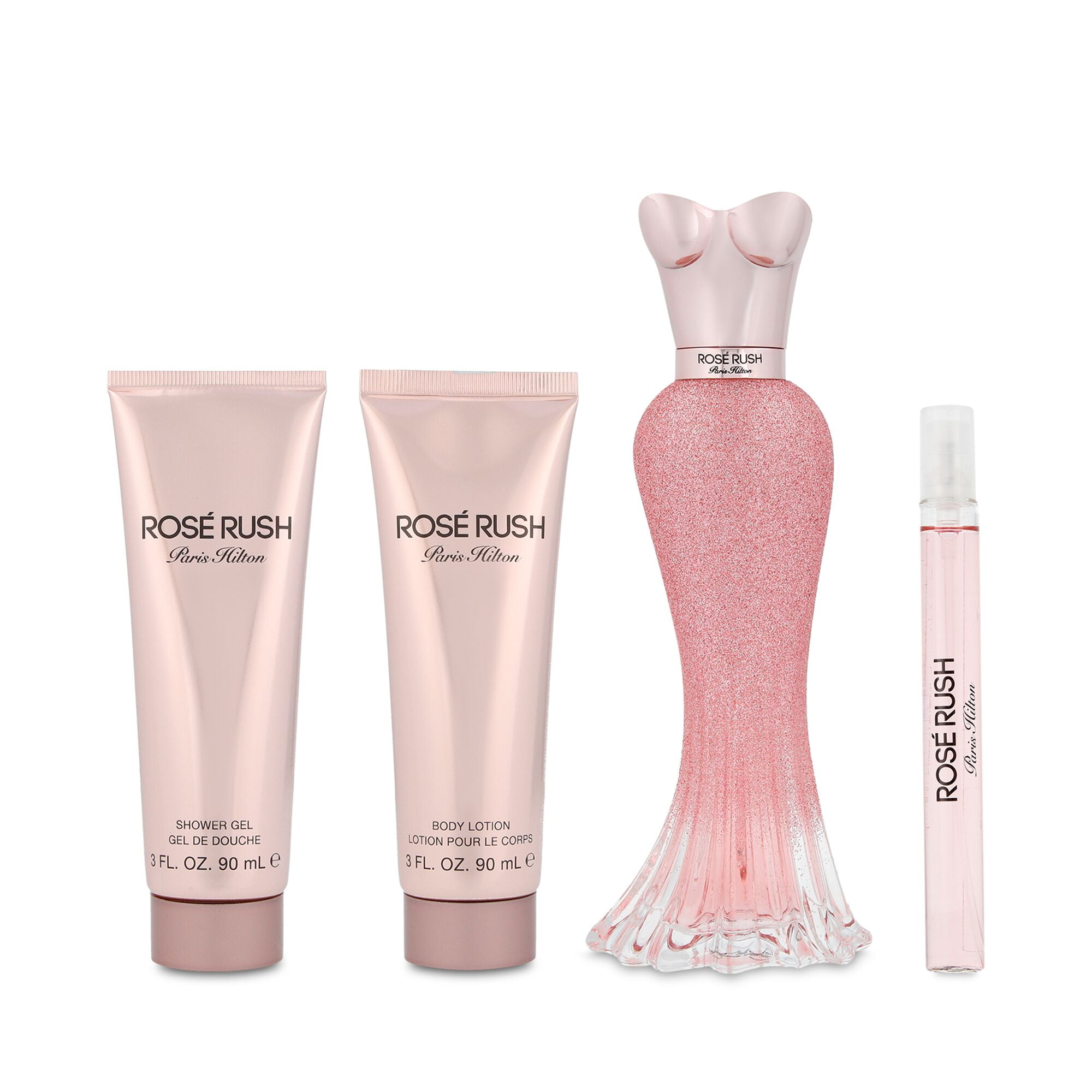 Set Paris Hilton Rose Rush 4Pzs | Walmart en línea