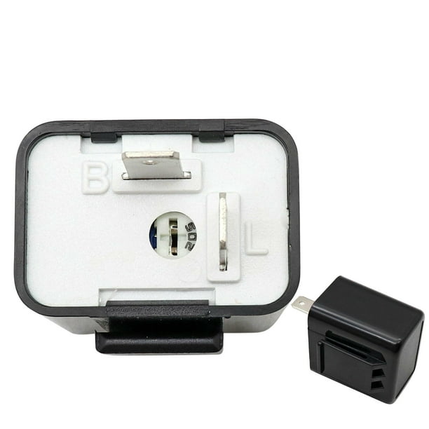 2-Pin LED Flasher Relay 12V Adjustable Frequency for Motorcycle Turn ...