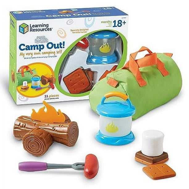 Learning Resources New Sprouts Camp Out!, Imaginative Play, Camping Toy ...
