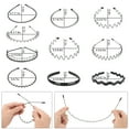 EEEkit 10pcs Elastic Metal Workout Hair Bands, Wavy Spring Headbands ...