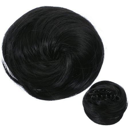 Fake Bun Hairpiece Hair Bun Claw Chignon Hairpiece Curly Hair Buns ...