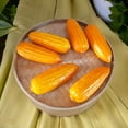 2Piece Artificial Corn Cobs Models Realistic Corn Simulation Vegetable ...